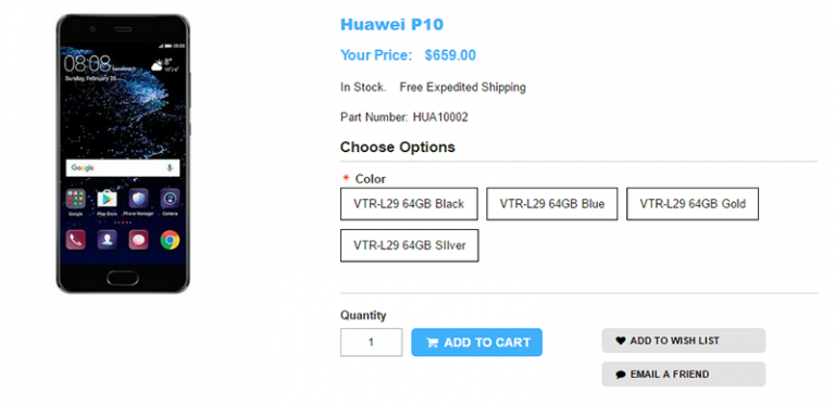 Huawei P10（VTR-L29／Dual SIM版）4色が1ShopMobileに入荷。購入費用は概算で約77,700円ほどに – そう ...